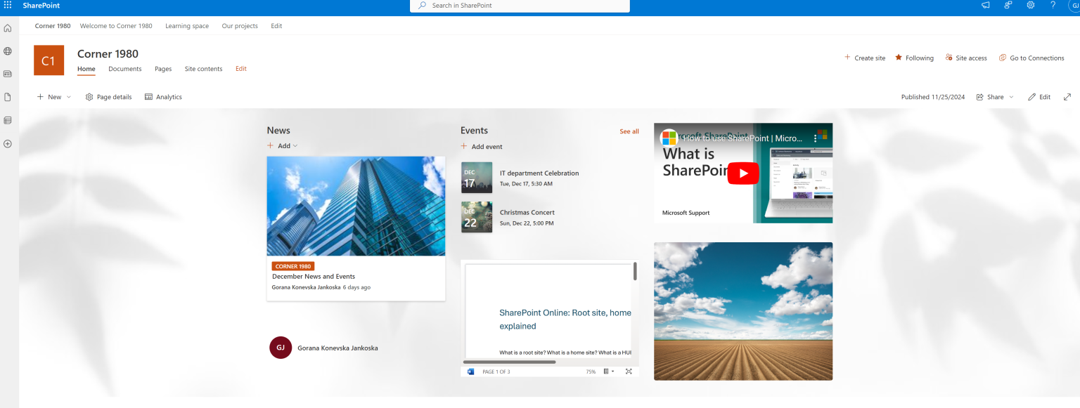 SharePoint Online: Root site, Home site and Hub site - Explained - ITuziast